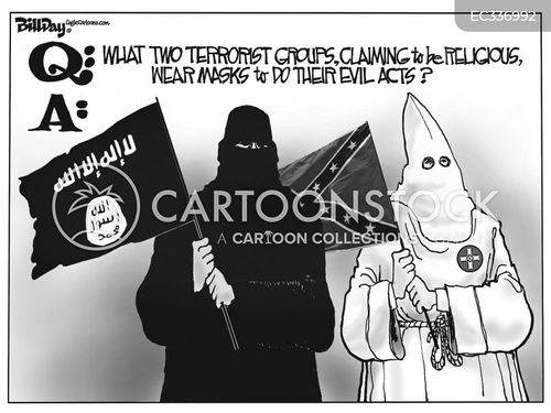 Calls Out Extremists Cartoons and Comics - funny pictures from CartoonStock
