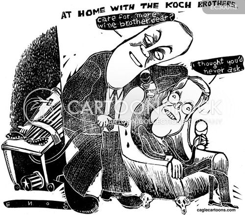 Koch Wealth Cartoons and Comics - funny pictures from CartoonStock