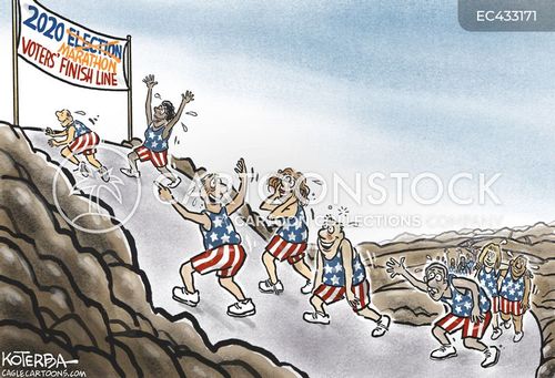 Campaign Marathon Cartoons and Comics - funny pictures from CartoonStock