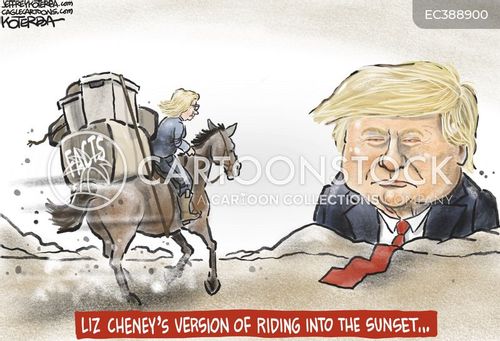 Punishing Liz Cheney Cartoons and Comics - funny pictures from CartoonStock