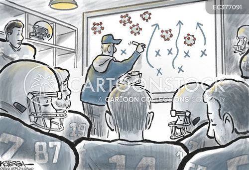 Football Strategy Cartoons and Comics - funny pictures from CartoonStock