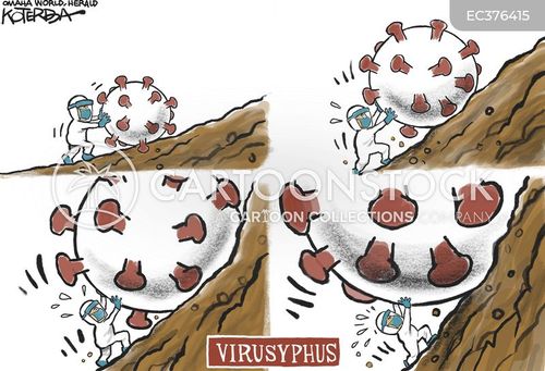 Cases Rising Cartoons and Comics - funny pictures from CartoonStock