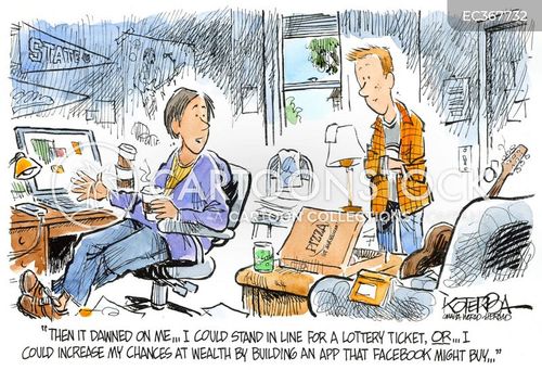 Losing Lottery Tickets Cartoons and Comics - funny pictures from ...