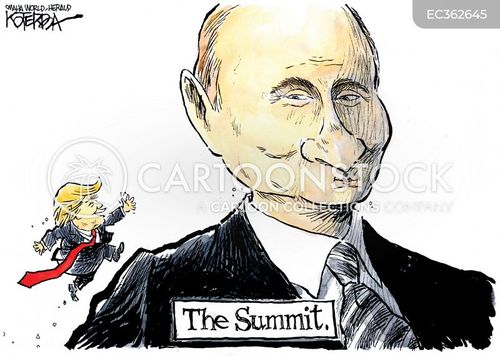 Summit Intrusion Cartoons and Comics - funny pictures from CartoonStock