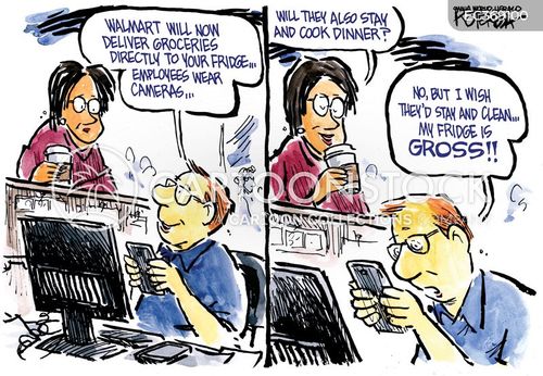 Shopping Apps Cartoons and Comics - funny pictures from CartoonStock