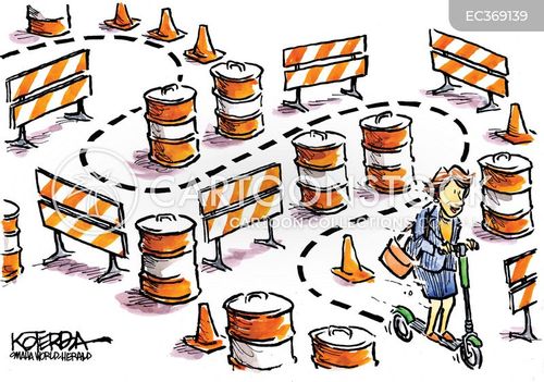 Micro-mobility Cartoons and Comics - funny pictures from CartoonStock