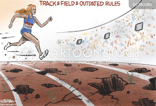 Olympic Sprinter Cartoons and Comics - funny pictures from CartoonStock