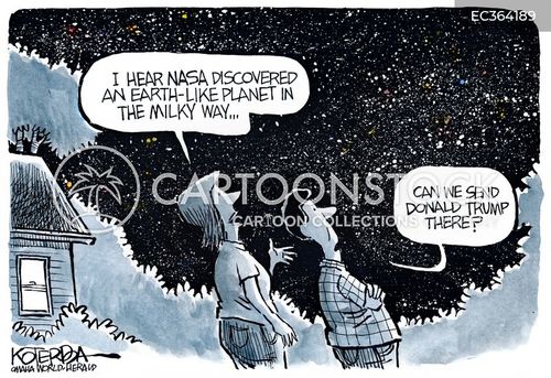 Trump's Orbit Cartoons and Comics - funny pictures from CartoonStock