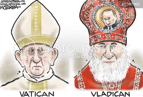 Russian Patriarch Cartoons and Comics - funny pictures from CartoonStock