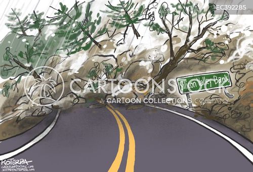 Mudslides Cartoons and Comics - funny pictures from CartoonStock
