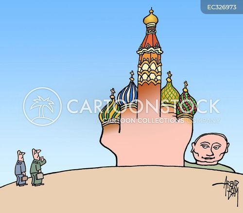 Kremlin's Position Cartoons and Comics - funny pictures from CartoonStock