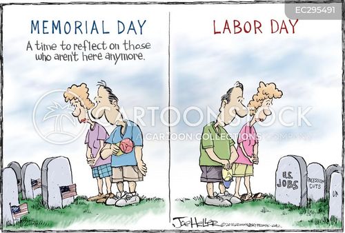 Labor Day Memories Cartoons and Comics - funny pictures from CartoonStock