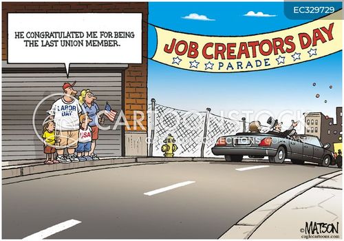 Labor Day Parade Cartoons and Comics - funny pictures from CartoonStock