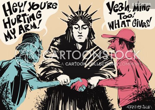 Equality In America Cartoons and Comics - funny pictures from CartoonStock