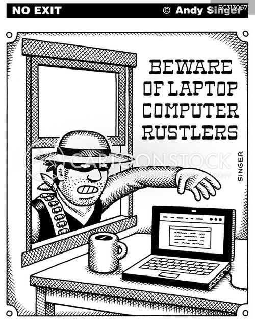 Portable Computer Cartoons and Comics - funny pictures from CartoonStock