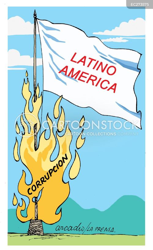Latin American Flags Cartoons and Comics - funny pictures from CartoonStock