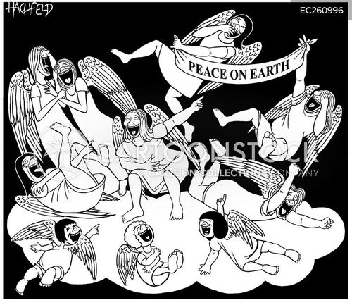 Celestial Realm Cartoons and Comics - funny pictures from CartoonStock