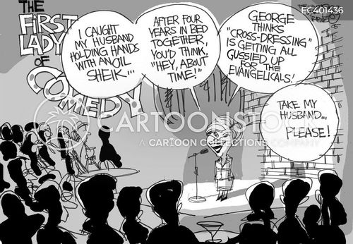 Female Comedy Duo Cartoons and Comics - funny pictures from CartoonStock