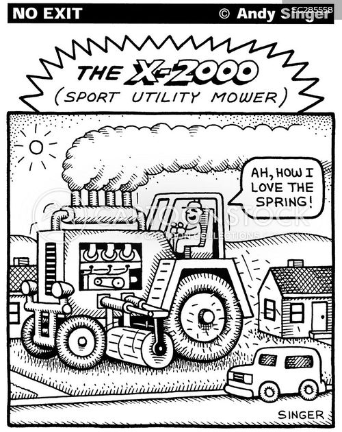 Zero-turn Mower Cartoons and Comics - funny pictures from CartoonStock