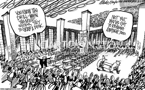 Downsized Workforce Cartoons and Comics - funny pictures from CartoonStock