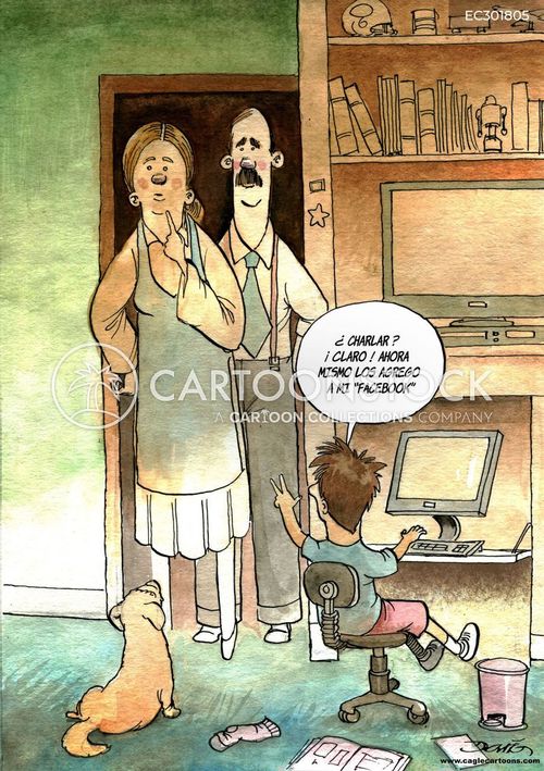 Digital Family Cartoons and Comics - funny pictures from CartoonStock