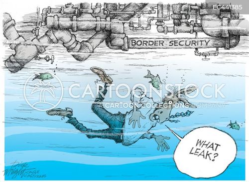 Border Vulnerabilities Cartoons and Comics - funny pictures from ...