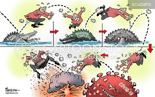 Economic Conflict Cartoons and Comics - funny pictures from CartoonStock
