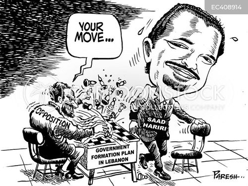 Saad Hariri Cartoons and Comics - funny pictures from CartoonStock