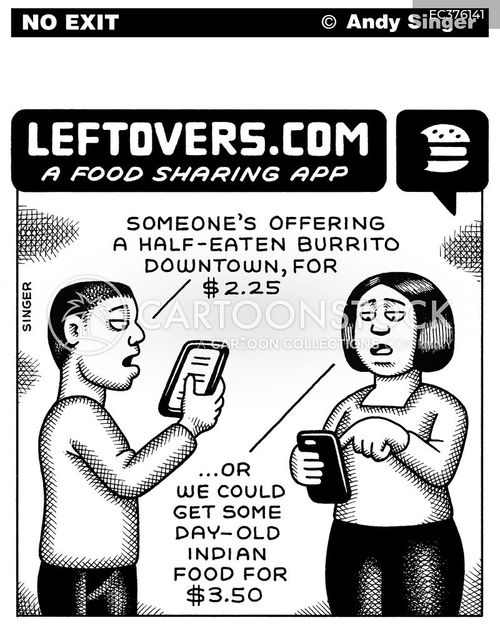 Meal Sharing Cartoons and Comics - funny pictures from CartoonStock