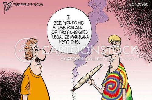 Marijuana Activists Cartoons and Comics - funny pictures from CartoonStock