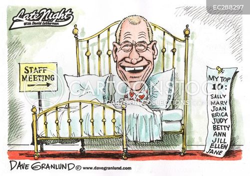 Letterman Staff Cartoons and Comics - funny pictures from CartoonStock