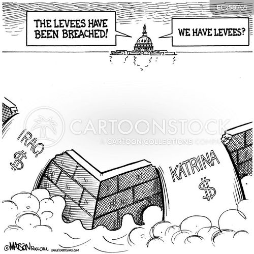 Levees Cartoons and Comics - funny pictures from CartoonStock