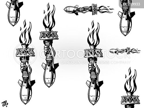 Torch Of Liberty Cartoons and Comics - funny pictures from CartoonStock