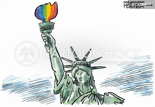 Lgbtqia+ Cartoons and Comics - funny pictures from CartoonStock