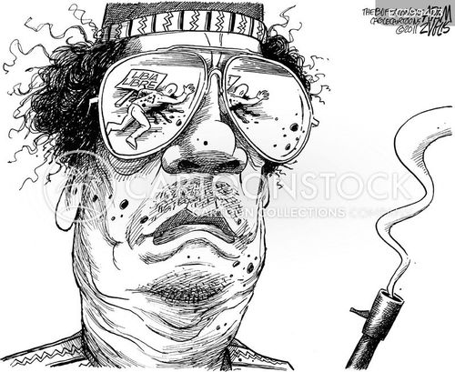 Guerra En Libia Cartoons and Comics - funny pictures from CartoonStock