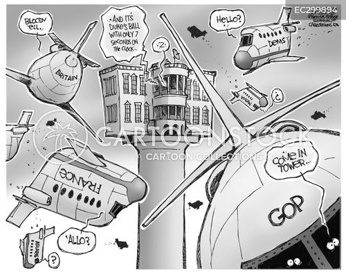 Control Tower Cartoons and Comics - funny pictures from CartoonStock