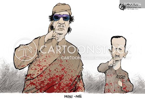 Muammar Bashar Al-assad Cartoons and Comics - funny pictures from ...