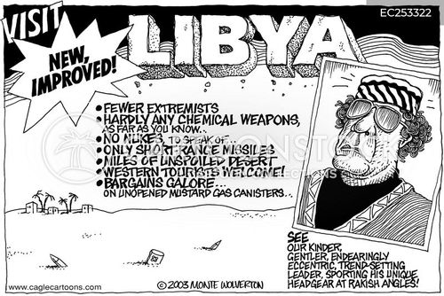 Libyan History Cartoons and Comics - funny pictures from CartoonStock