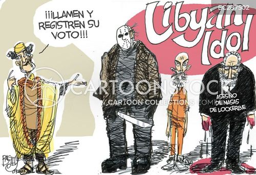 Ibn Al-shayk Al-libi Cartoons and Comics - funny pictures from CartoonStock