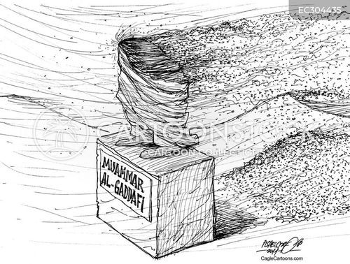 Libyan Floods Cartoons and Comics - funny pictures from CartoonStock