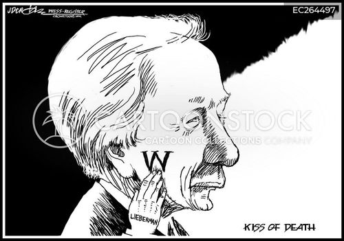 Kiss Of Death Cartoons and Comics - funny pictures from CartoonStock