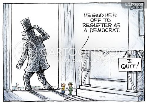 Lincoln Trump Cartoons and Comics - funny pictures from CartoonStock