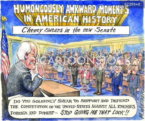 The Senate Oath Cartoons and Comics - funny pictures from CartoonStock
