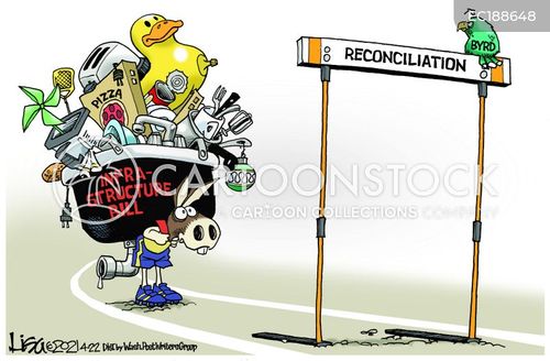 Reconciliation Bill Cartoons and Comics - funny pictures from CartoonStock