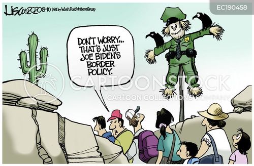 Border Barriers Cartoons and Comics - funny pictures from CartoonStock