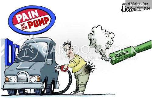 Anger At The Pump Cartoons and Comics - funny pictures from CartoonStock