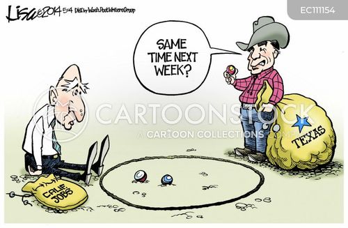 Employment In Texas Cartoons and Comics - funny pictures from CartoonStock