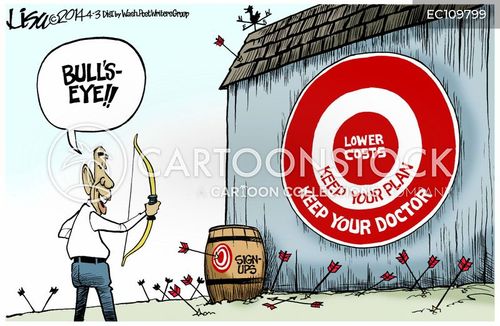 Bullseye Cartoons and Comics - funny pictures from CartoonStock