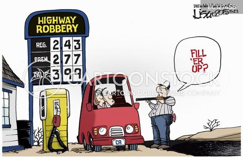 Highway Robbers Cartoons and Comics - funny pictures from CartoonStock
