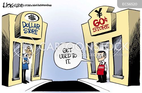 Cartoon Dollar Store